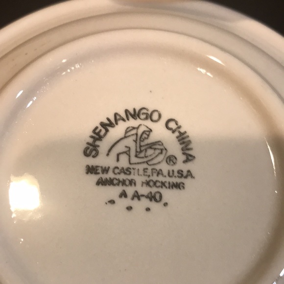 shenango china | Dining | Vintage Shenango China Coffee Cup And Saucer ...
